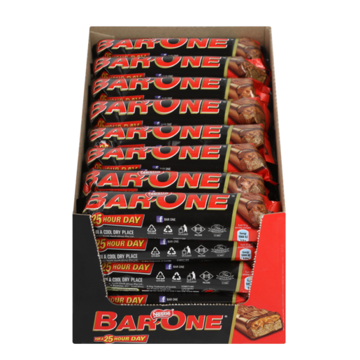 Bar One Chocolate Nestle 55g (40 Pack) | Lippy's Stationary