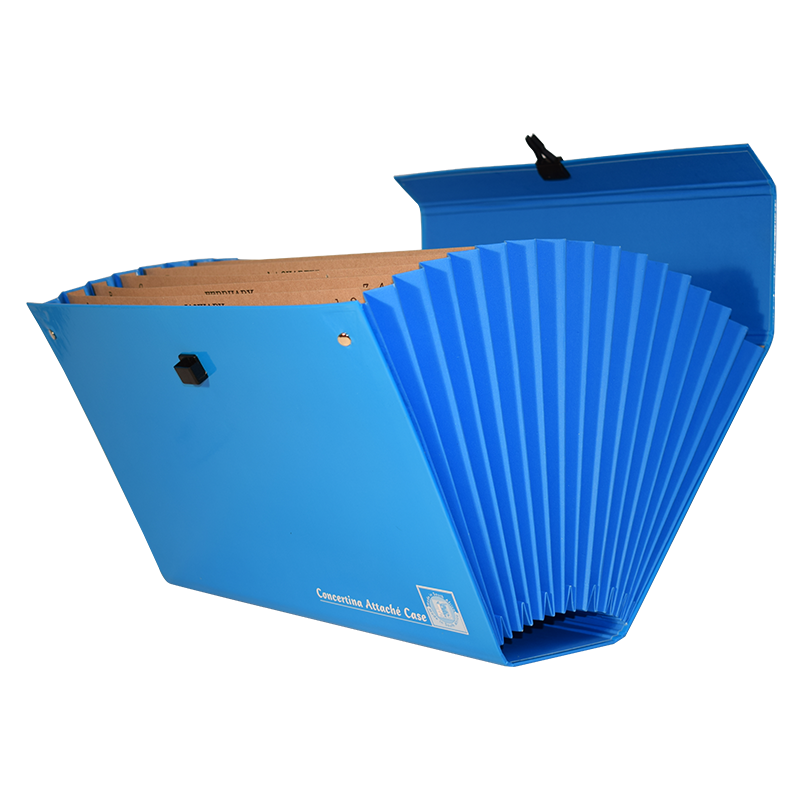 FILES 4500 CONCERTINA FILE BLUE | Lippy's Stationary